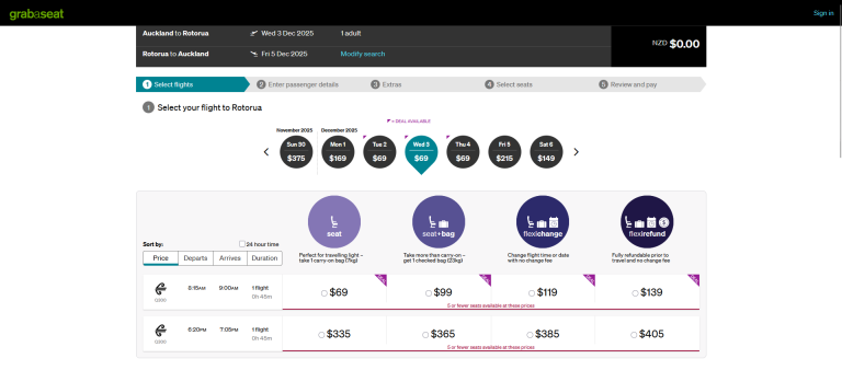 Want Air New Zealand's lowest airfares? Why you always need to check ...