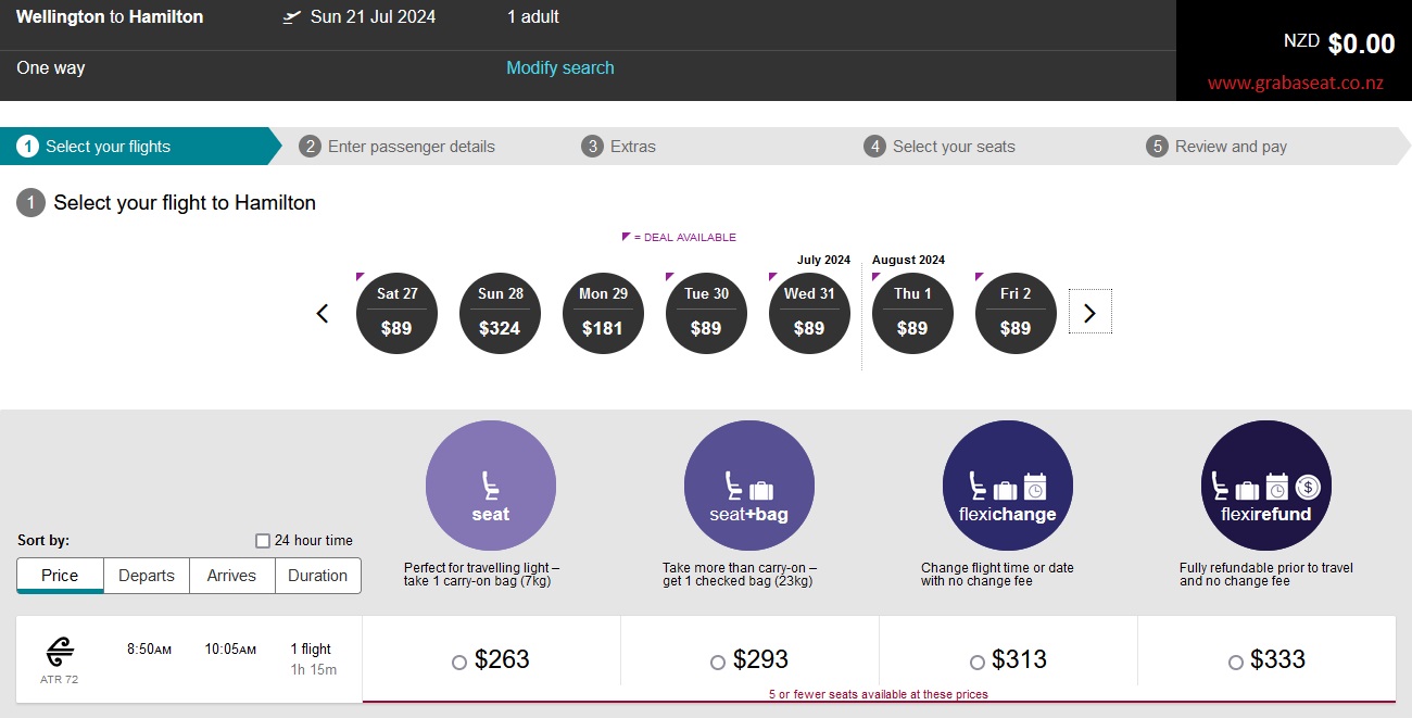 Consumer NZ claimed Air New Zealand had hiked airfares by up to 300% ...