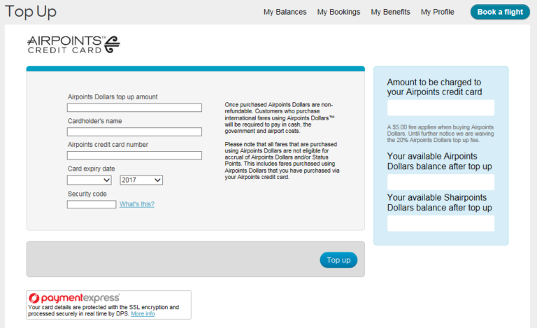 Short of Airpoints Dollars? Top up with your Airpoints Credit Card ...
