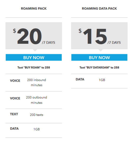 spark roaming - TravelTalk NZ